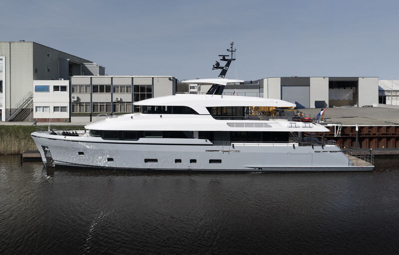 Exclusive: 102m Lürssen superyacht JASSJ launched