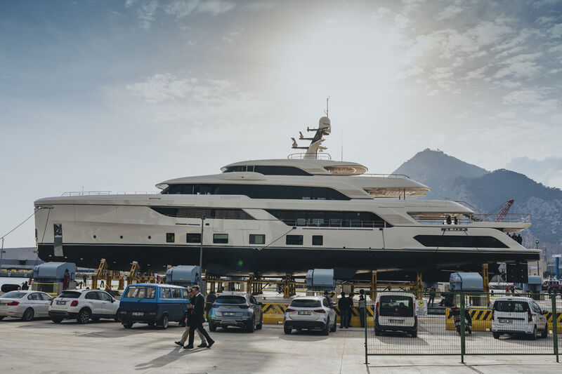 Exclusive: 102m Lürssen superyacht JASSJ launched