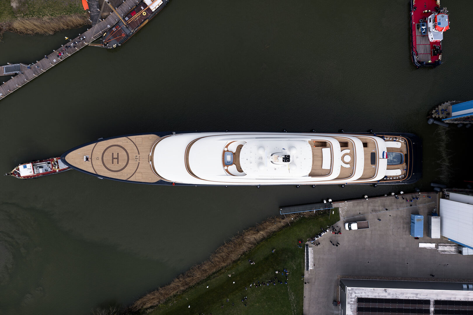 Exclusive: 101m Feadship 1014 yacht launched