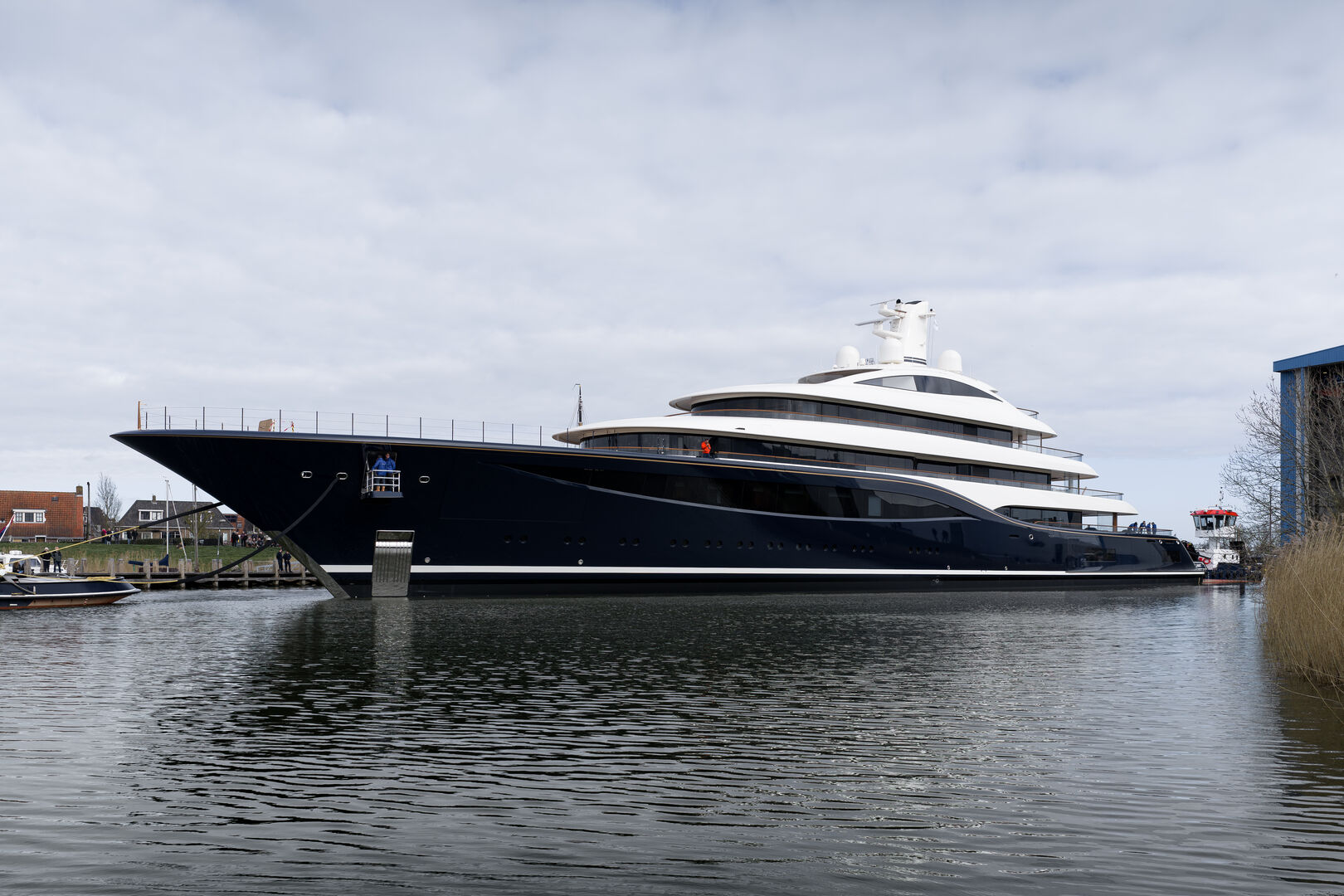 Exclusive: 101m Feadship 1014 yacht launched