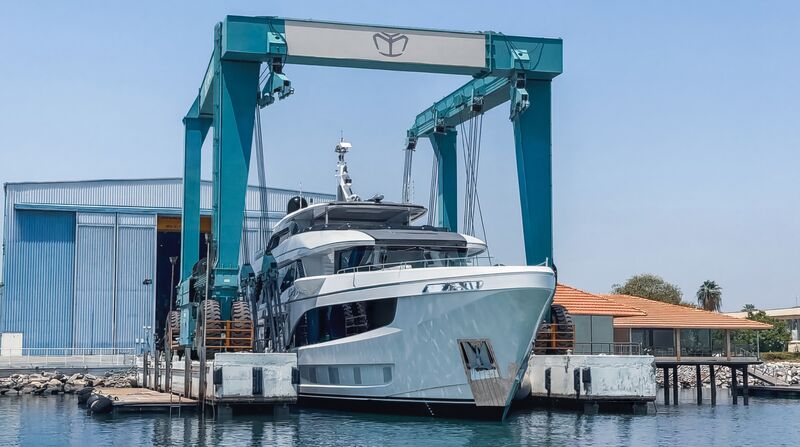 Exclusive: 101m Feadship 1014 yacht launched