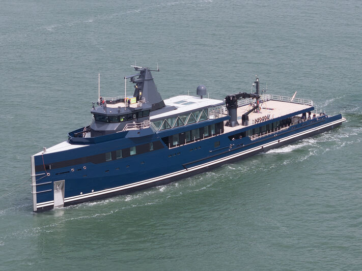 Exclusive: 102m Lürssen superyacht JASSJ launched