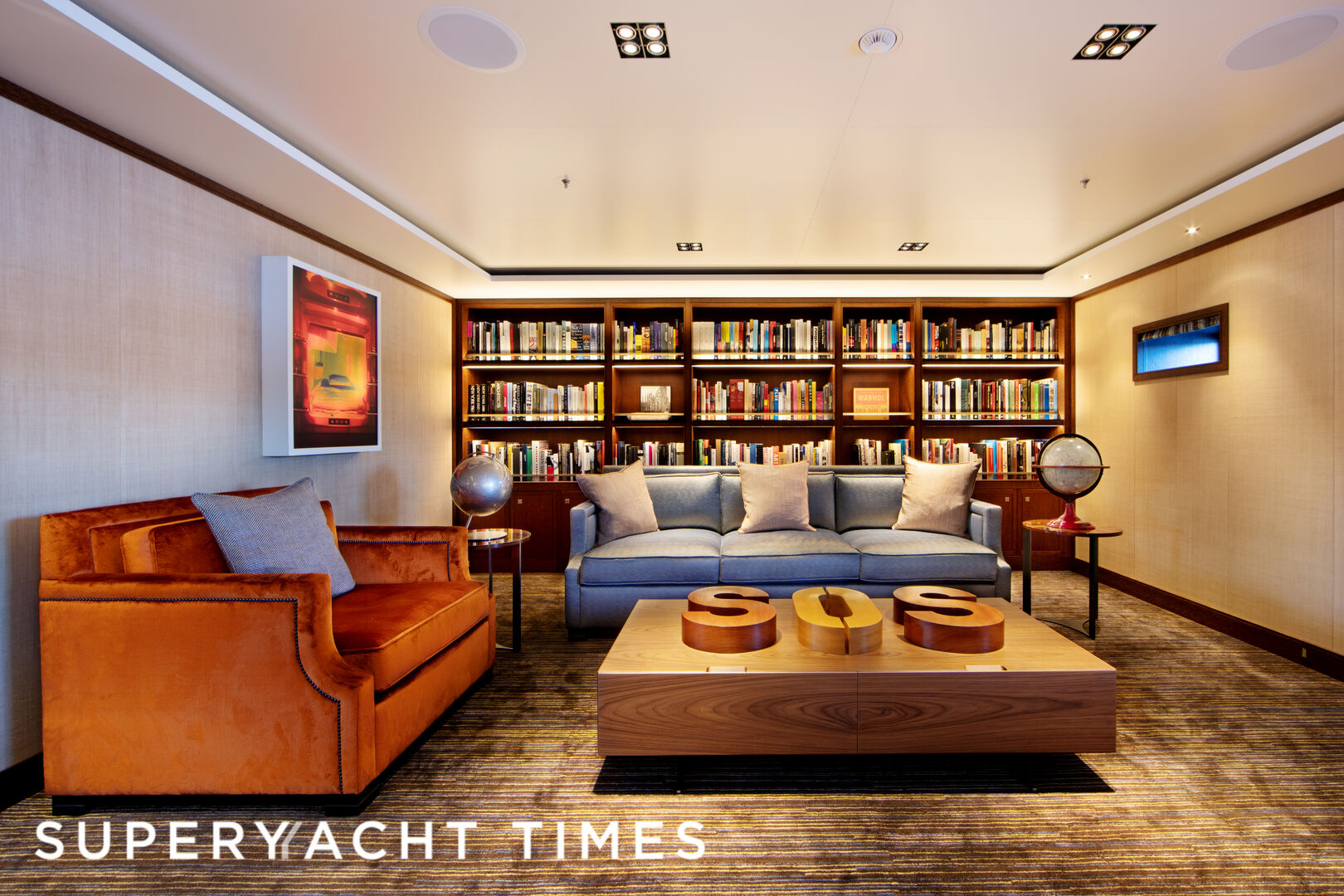 A closer look at 5 superyacht libraries