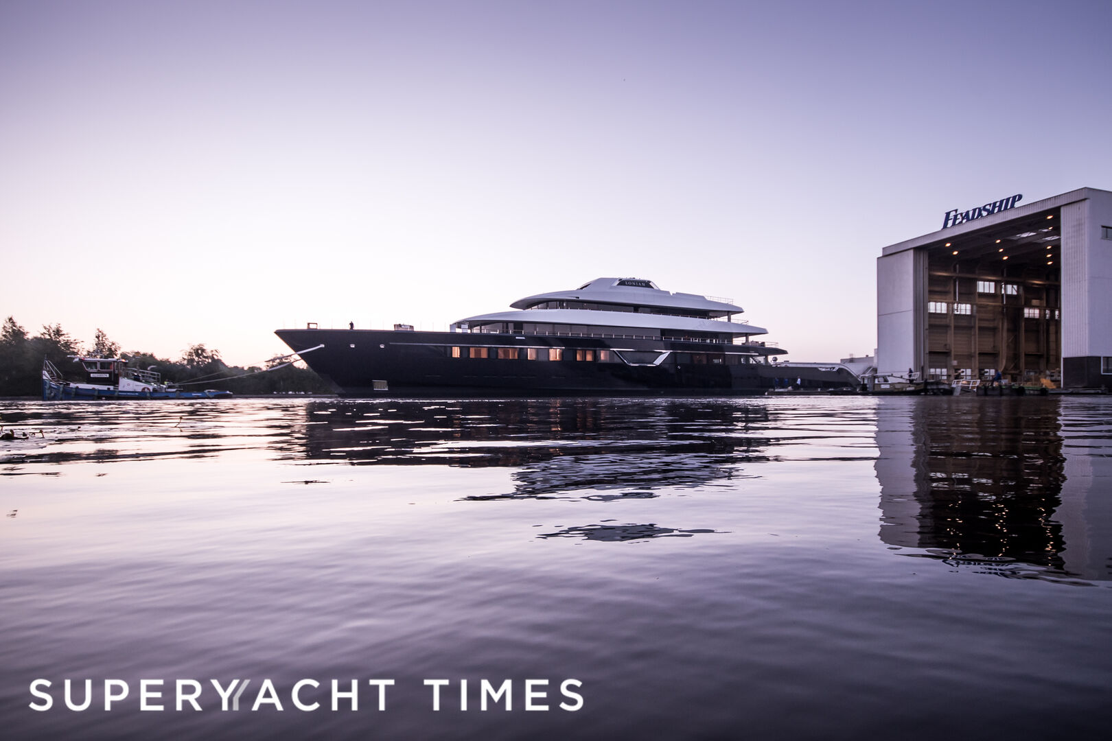 Feadship launches 87m superyacht Lonian