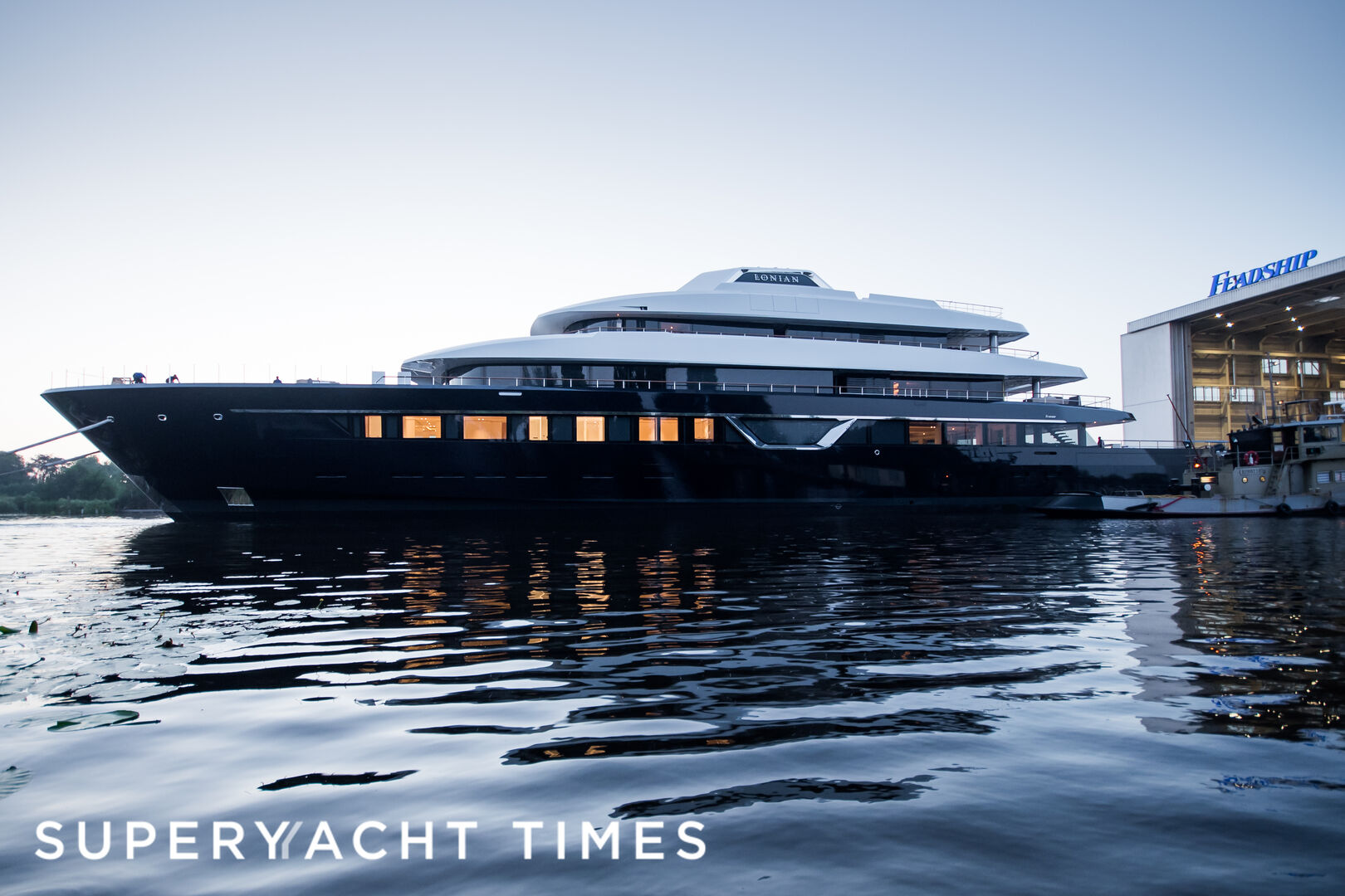Feadship launches 87m superyacht Lonian