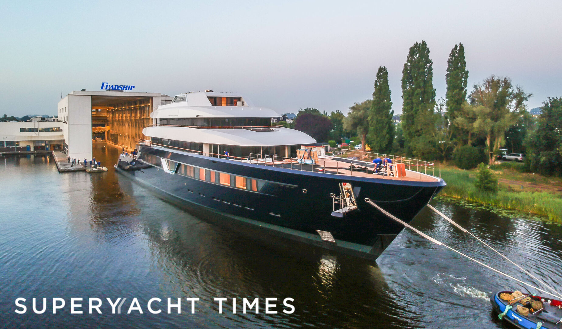 Feadship launches 87m superyacht Lonian