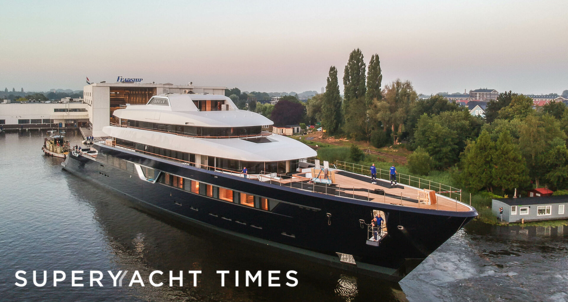 Feadship launches 87m superyacht Lonian