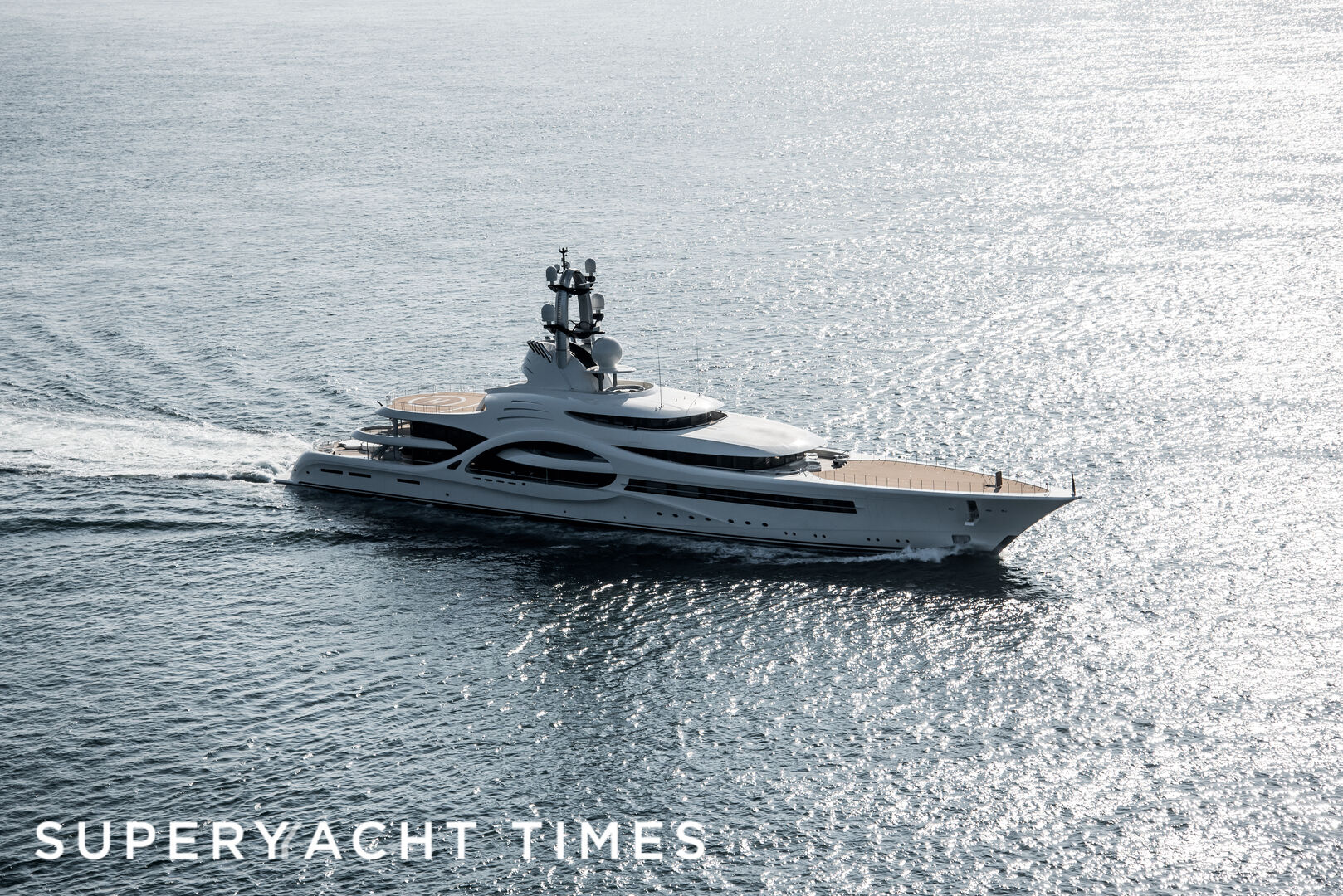 Exclusive: 110m Feadship superyacht Anna at sea