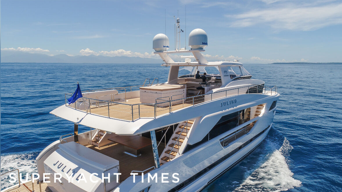 Delivered: Julind, the sixth Horizon FD85 superyacht