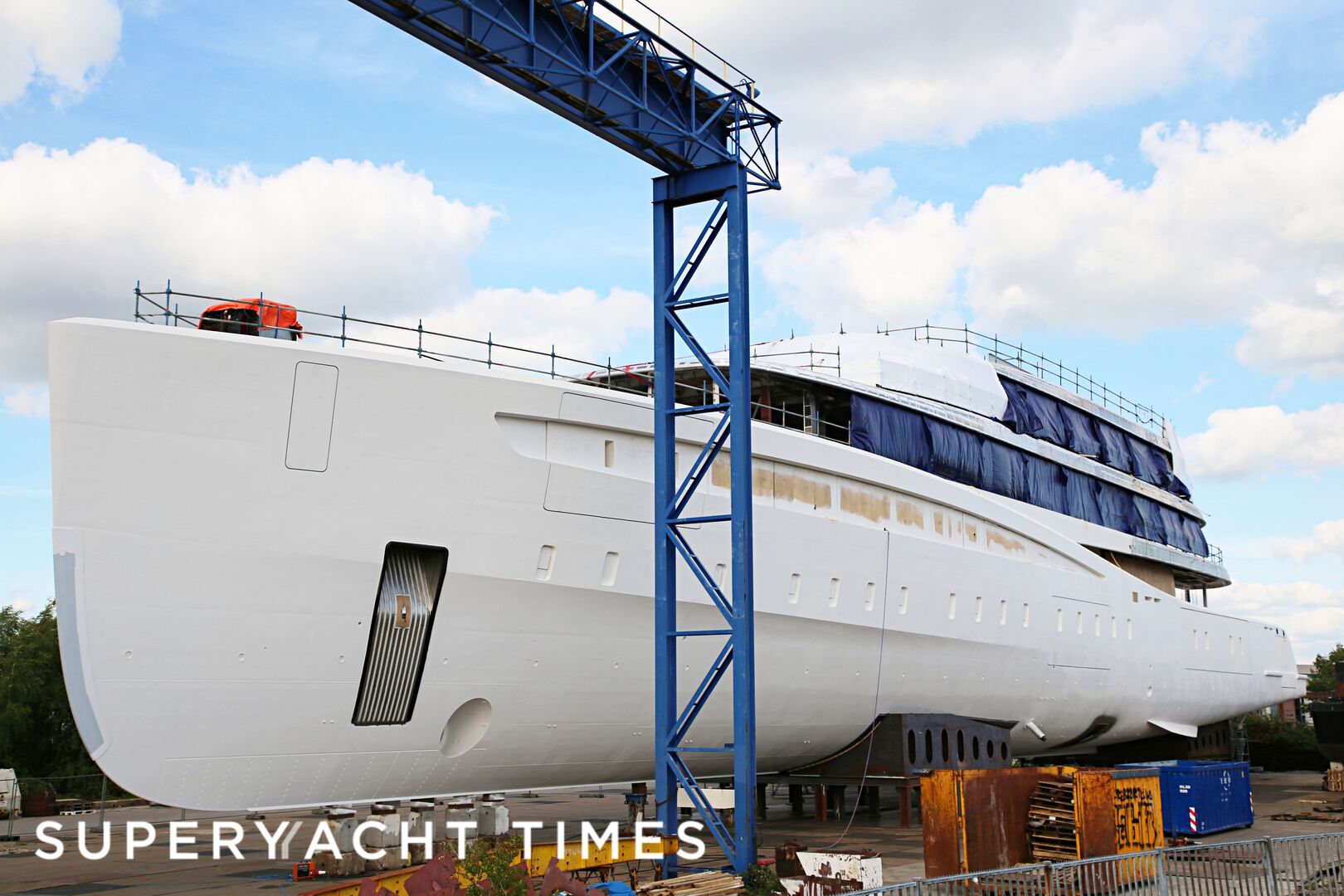 First look at 94m Feadship Project 817 under construction