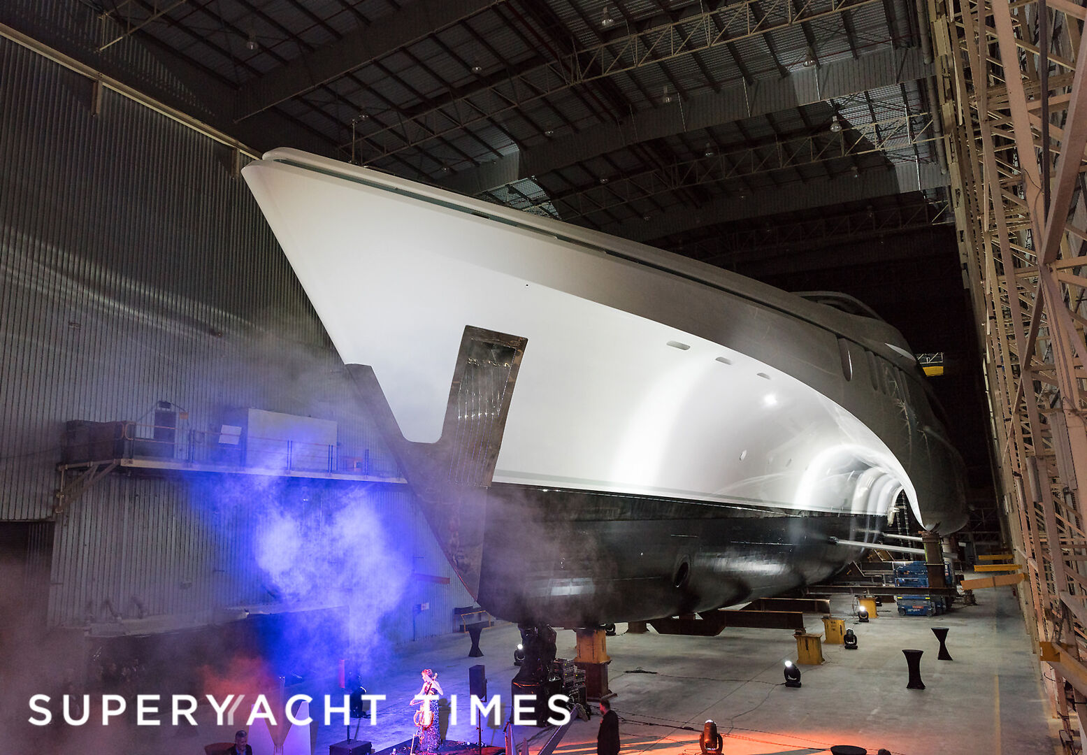 White Rabbit: World’s largest trimaran superyacht ready for launch in ...