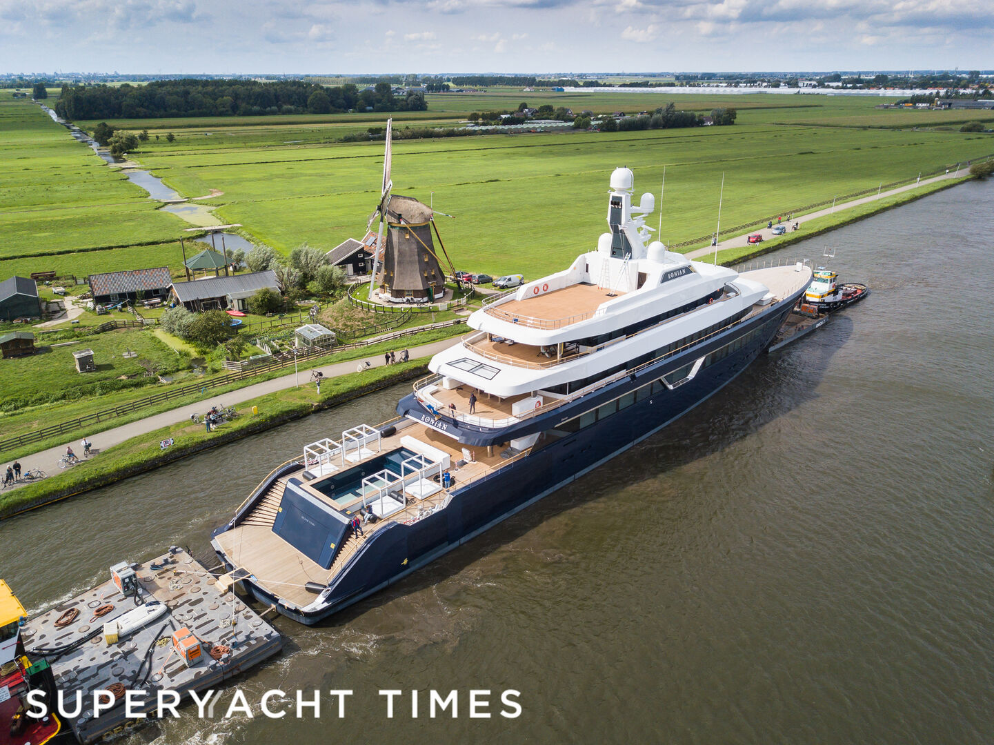 In Pictures: Feadship’s 87m superyacht Lonian ready for sea trials