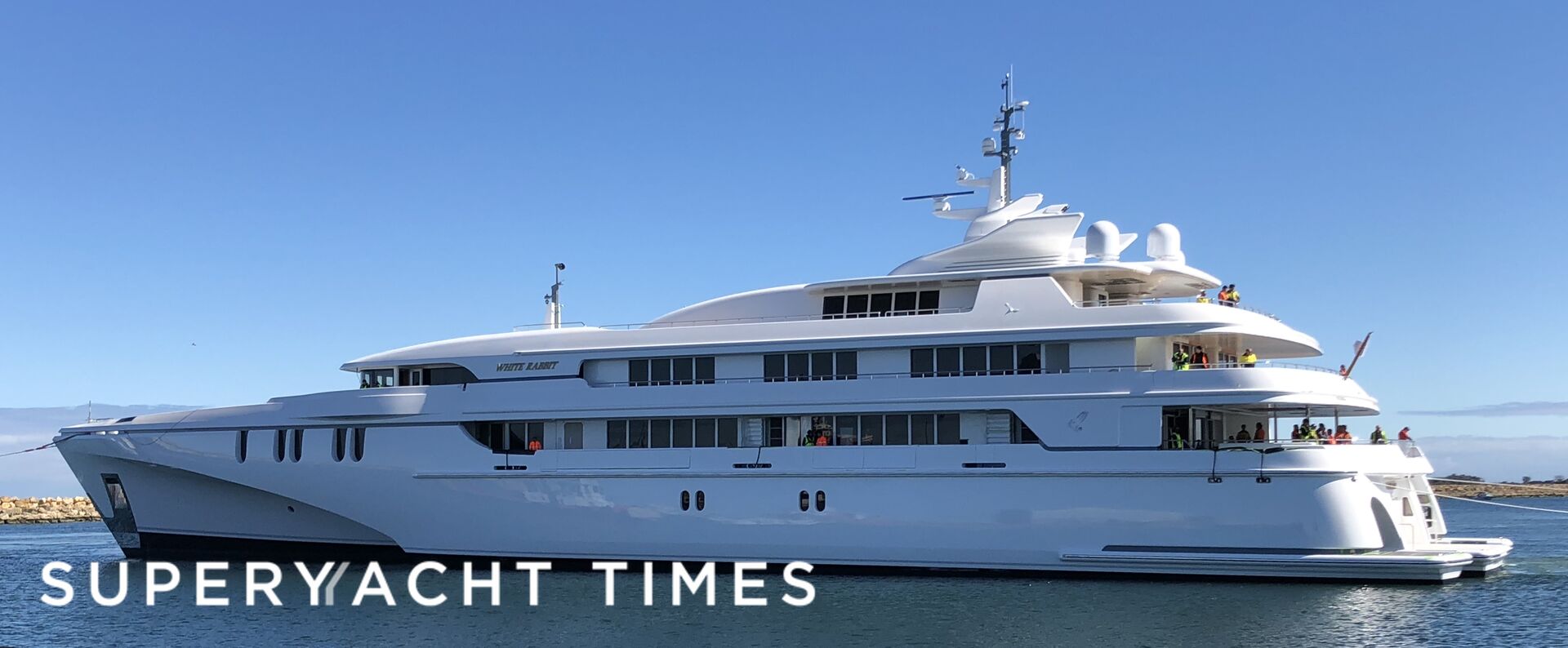 In Pictures: Closer look at 84m superyacht White Rabbit