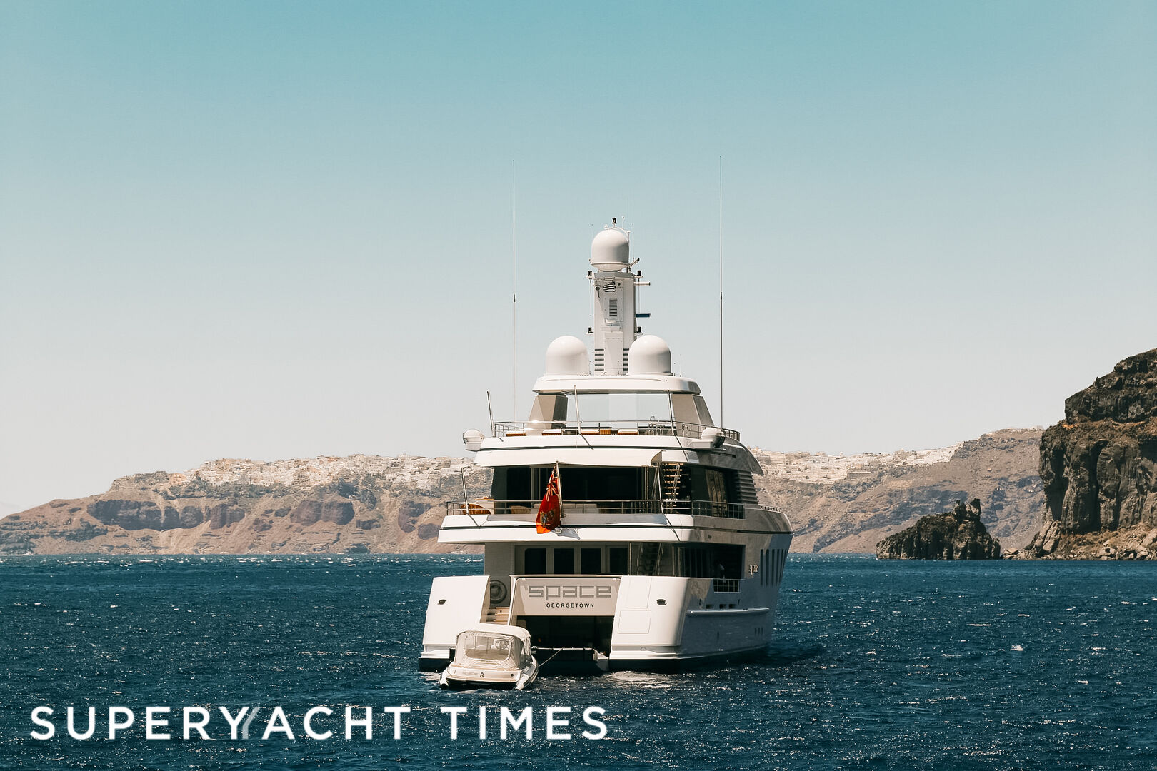 Feadship’s F45 superyacht Space in Thira