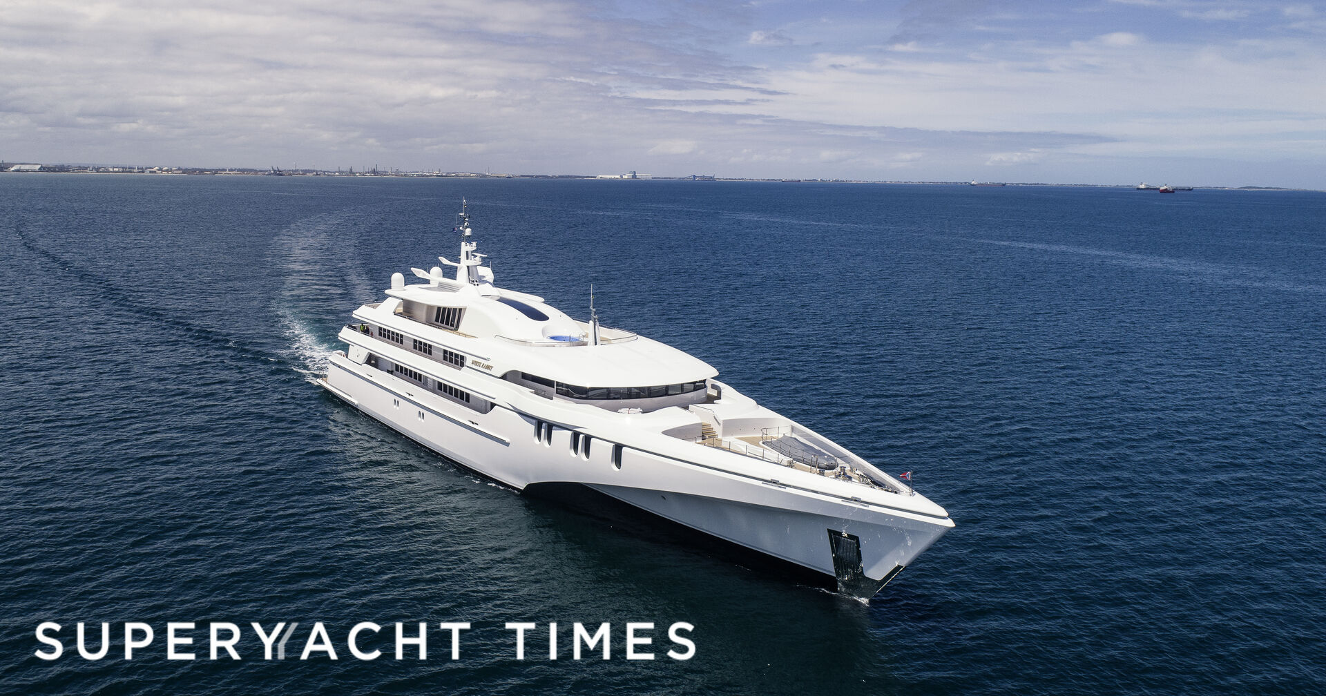 World's largest trimaran superyacht completes first hybrid propulsion tests