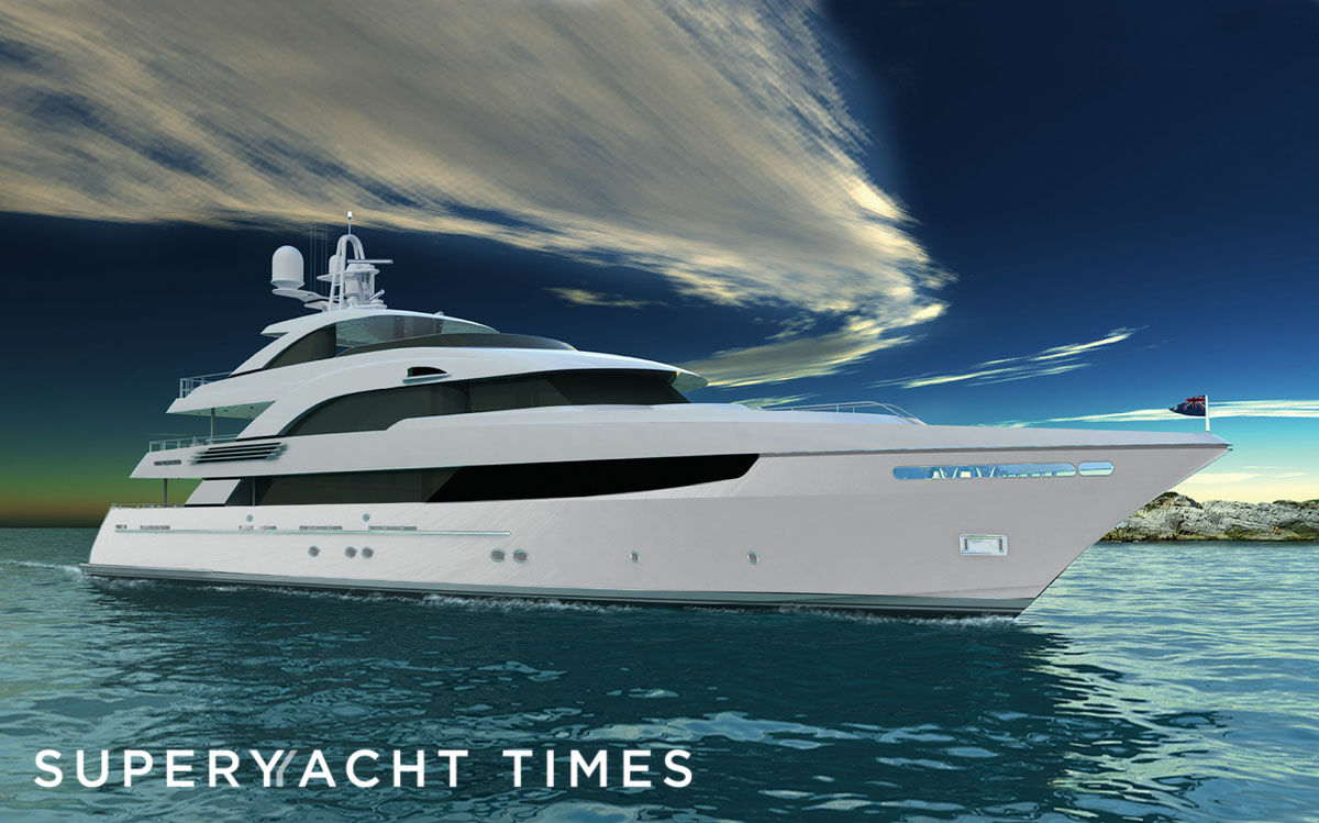 50m in-build Tri-Deck Trinity T056 superyacht sold at auction