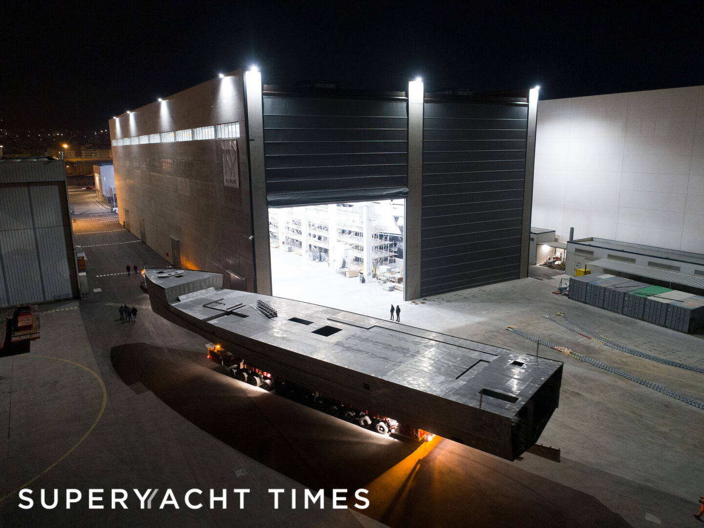 Construction progressing on 50m new build yacht Columbus S50