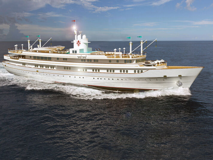 Historic 72m vessel Snellius begins two-year superyacht refit at ...