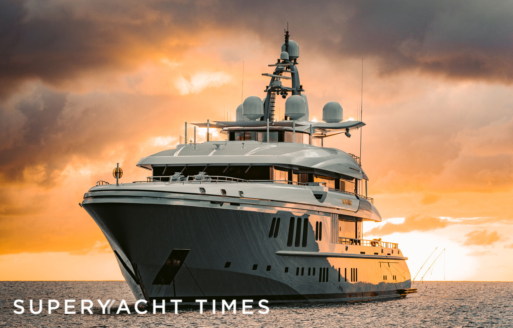 The 74m motor yacht Mogambo in Anguilla