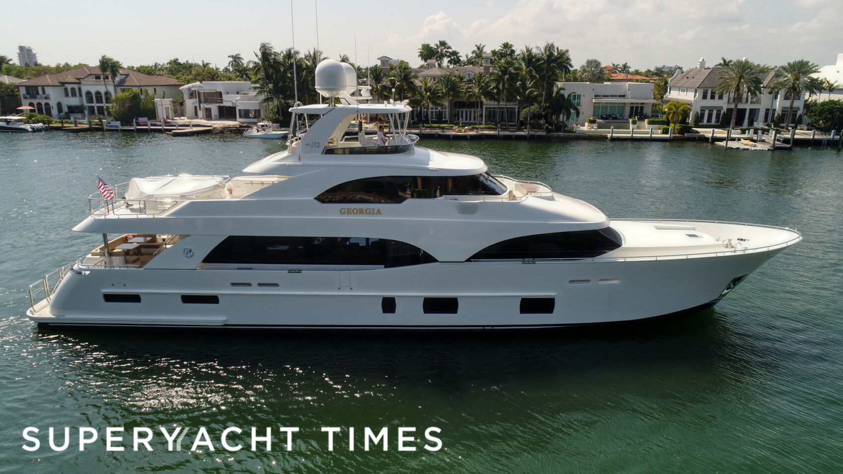 34m Ocean Alexander 112 yacht Georgia sold