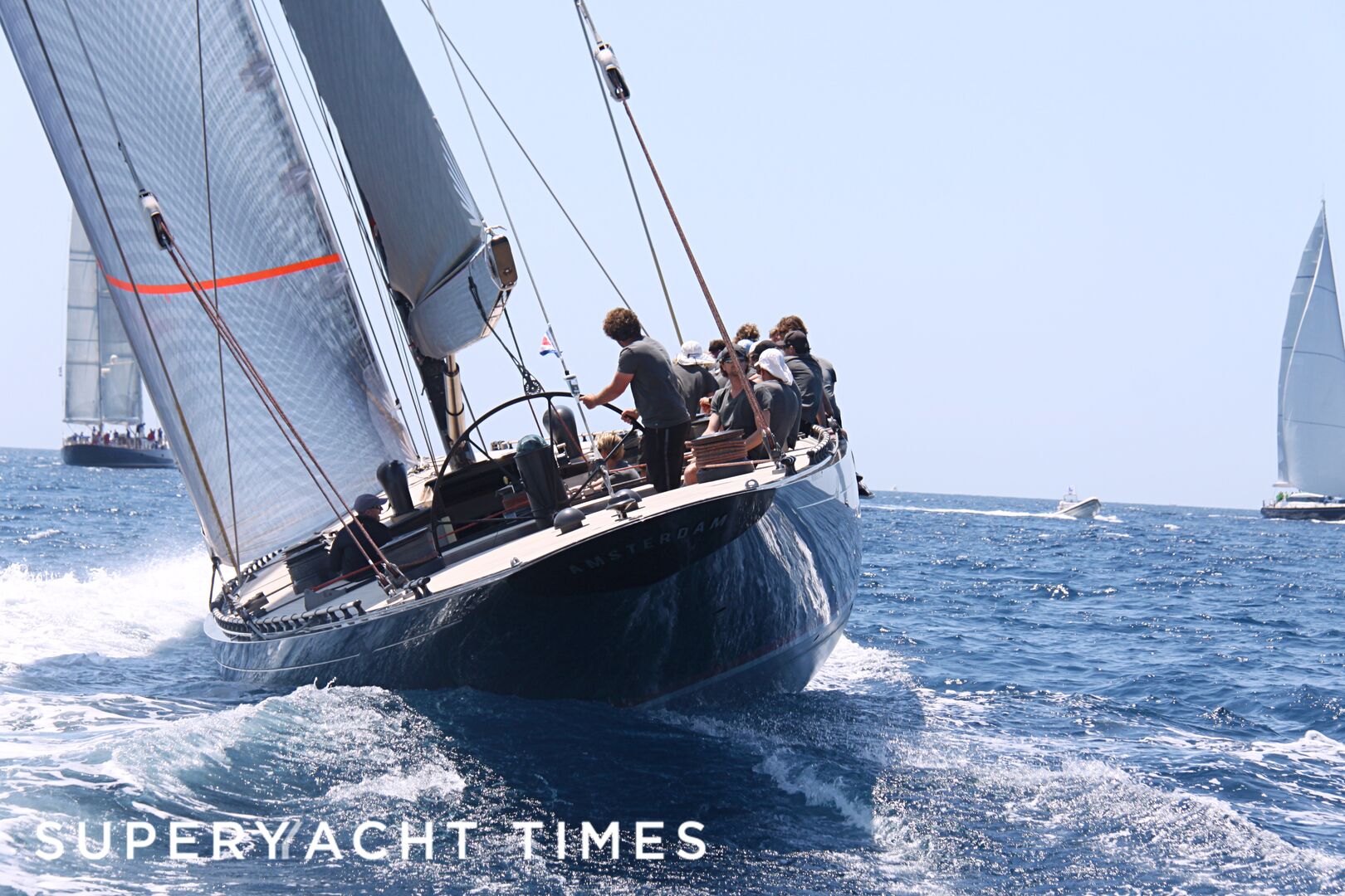 The first 35m F-class sailing yacht Firefly has been sold