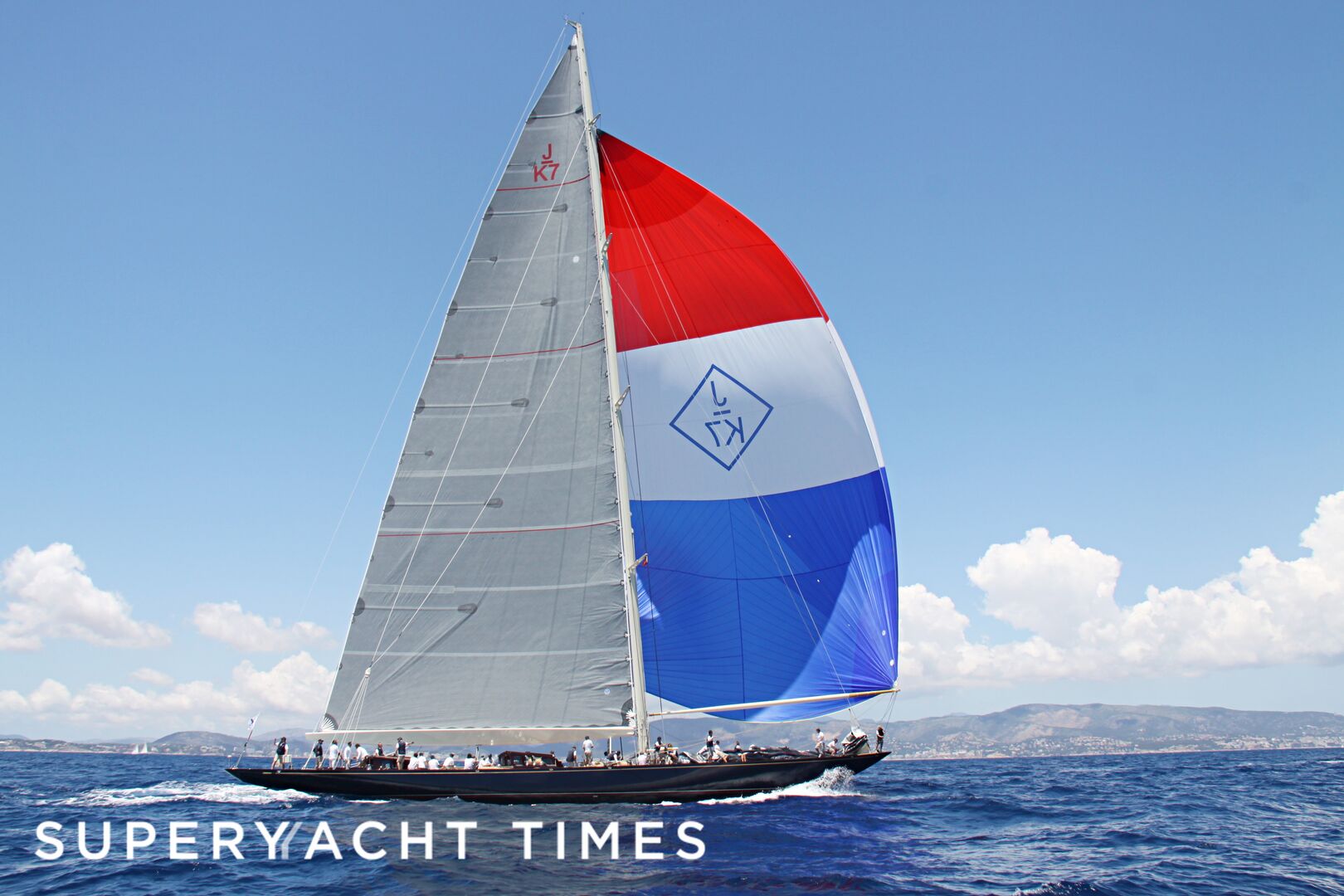 Velsheda yacht sailing in Palma