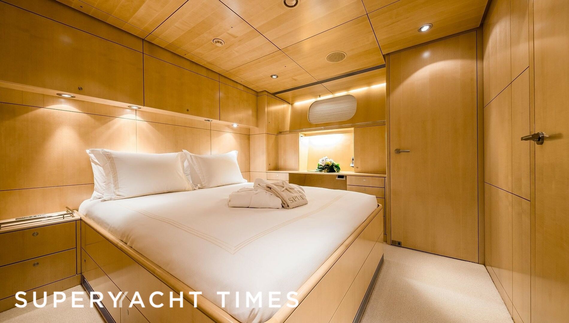 Royal Huisman 34m sailing yacht Spiip awaits new owner