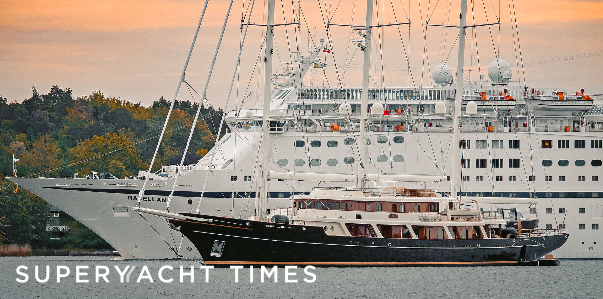 Lürssen’s sailing yacht EOS in Stockholm