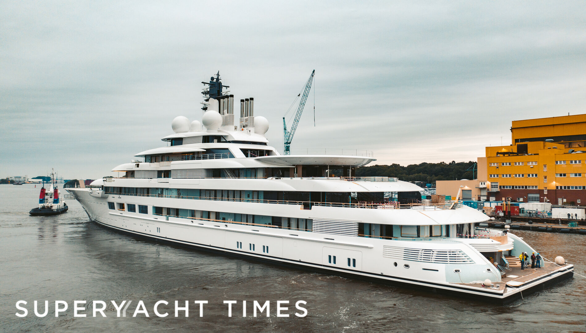 130m+ Lürssen project Lightning launched in Bremen