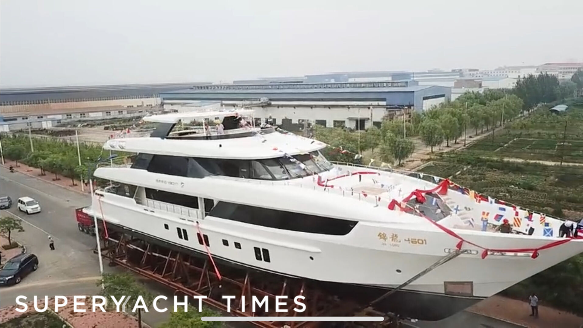 Jackie Chan’s new 46m superyacht launched in China