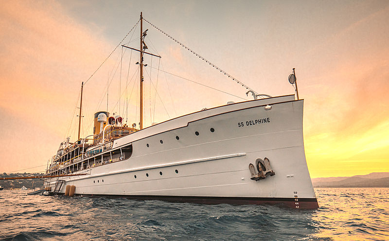 SS Delphine Yacht | 78m Great Lakes Engineering Works | Superyacht Times