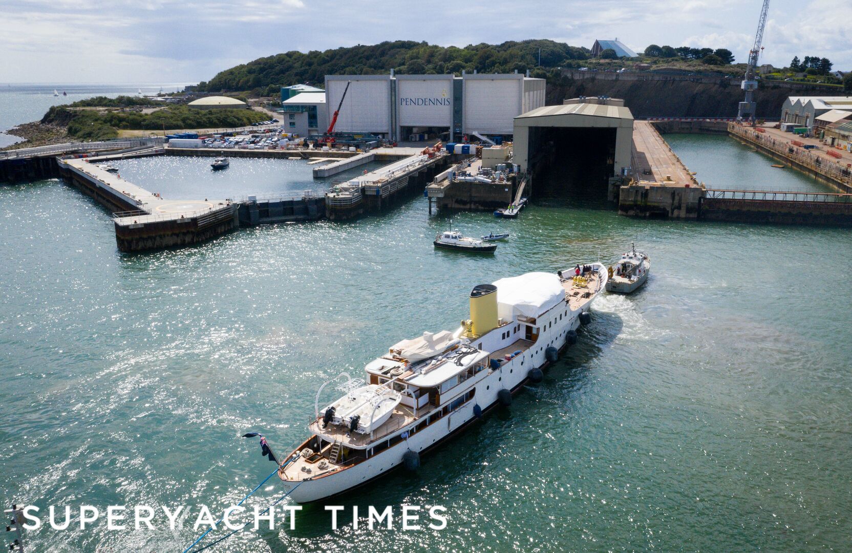 Refit works begin to restore classic 1930s 59m superyacht Marala