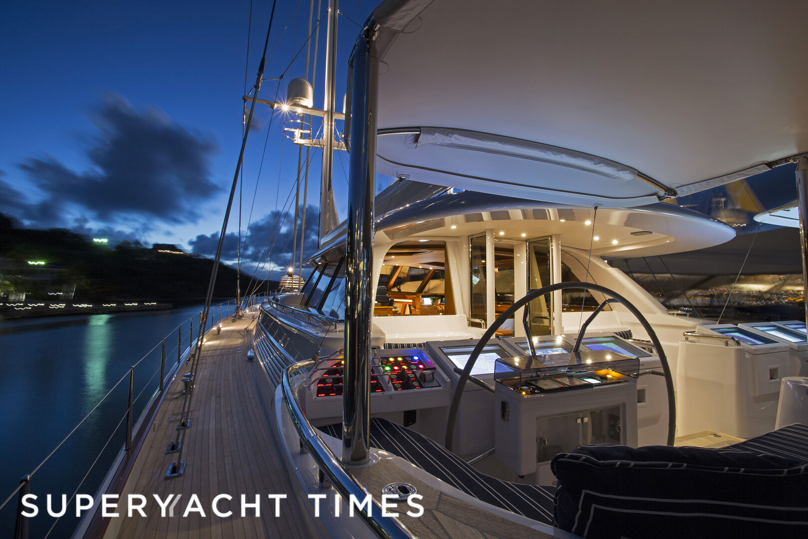 Hyperion yacht deck