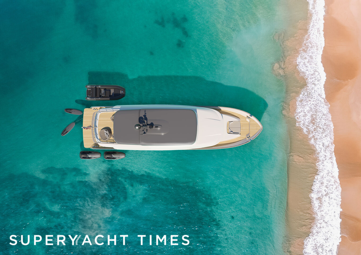 First model of new 27m Dutch yacht line LeVen ready to be launched