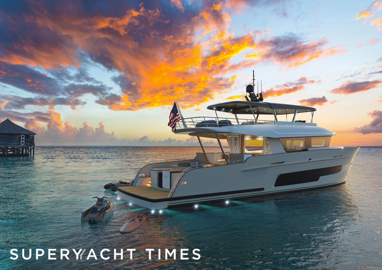 First model of new 27m Dutch yacht line LeVen ready to be launched