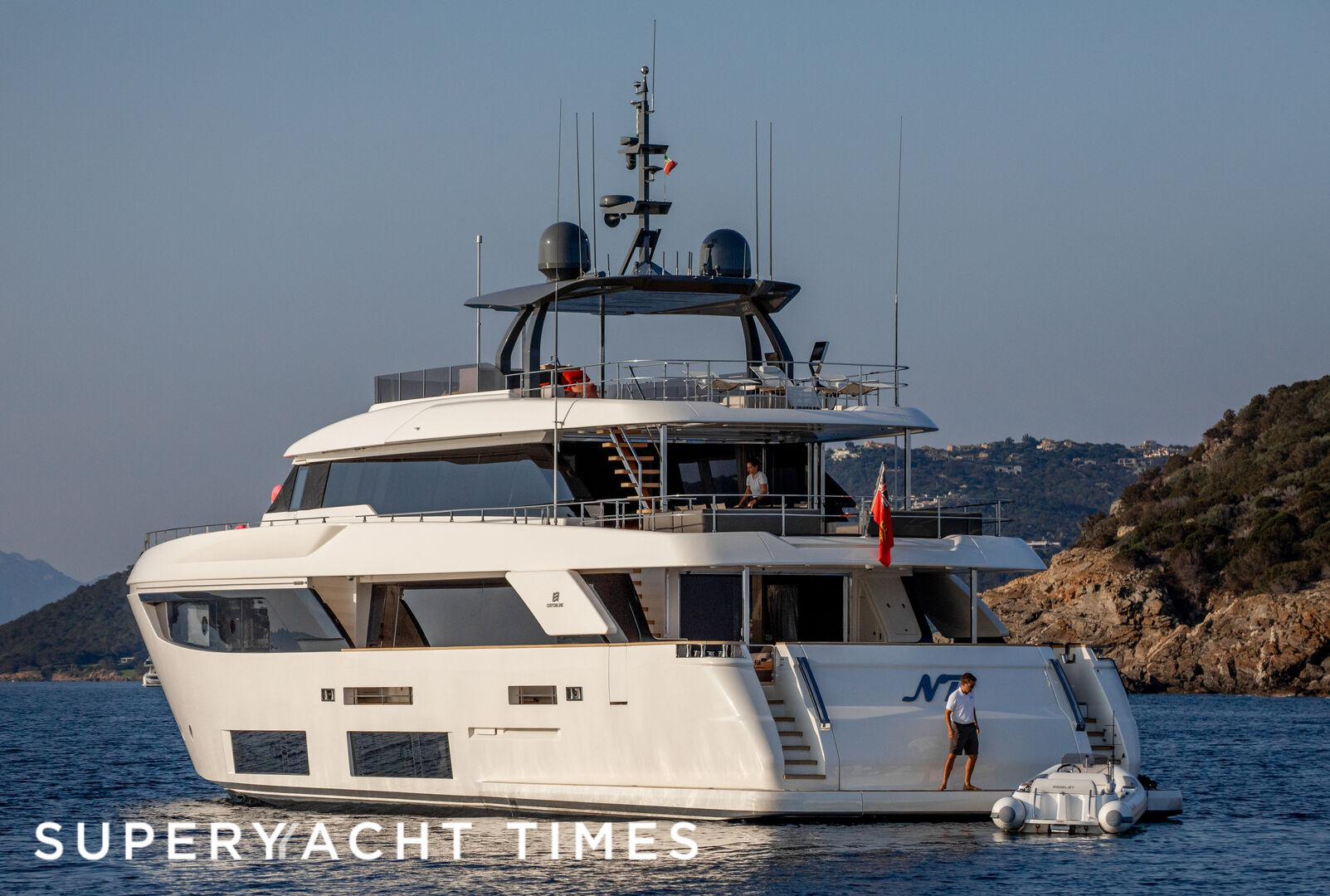 The Custom Line superyacht NP in Porto Cervo
