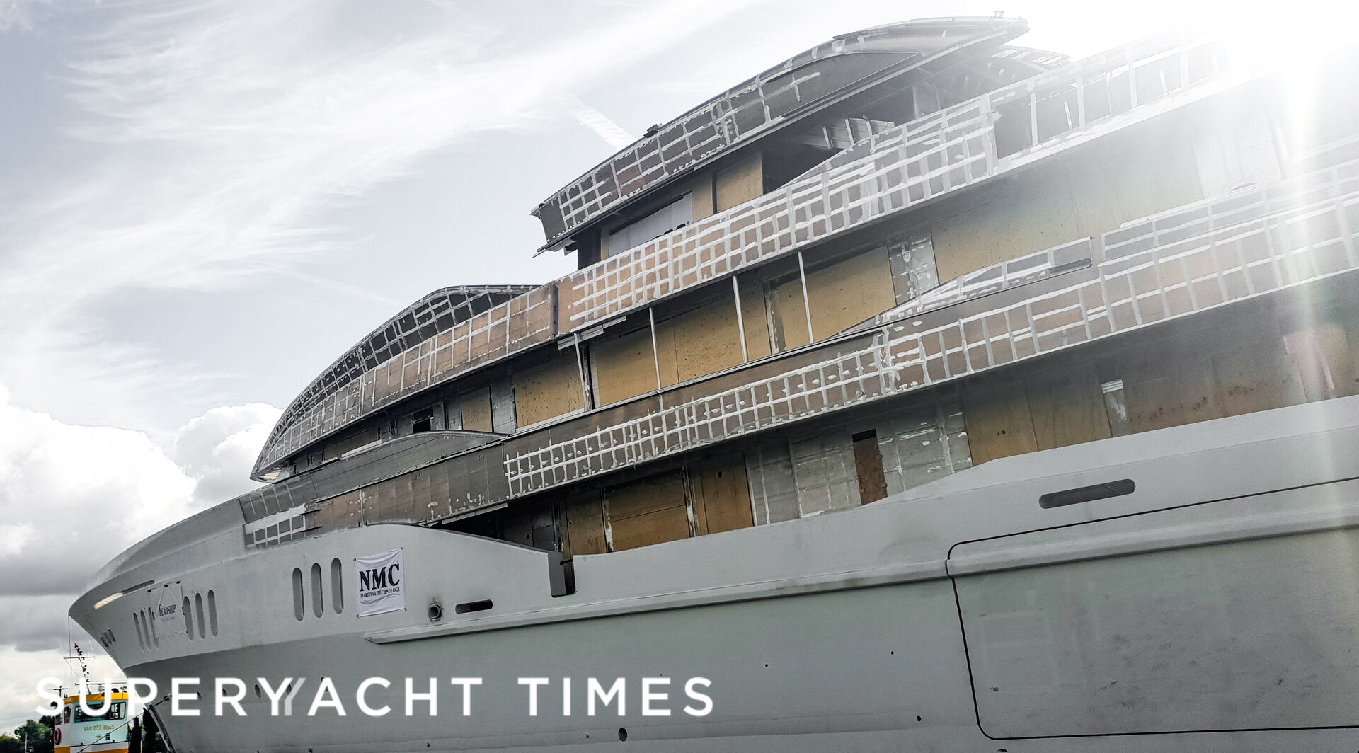 72m Feadship project 819 ready for outfitting