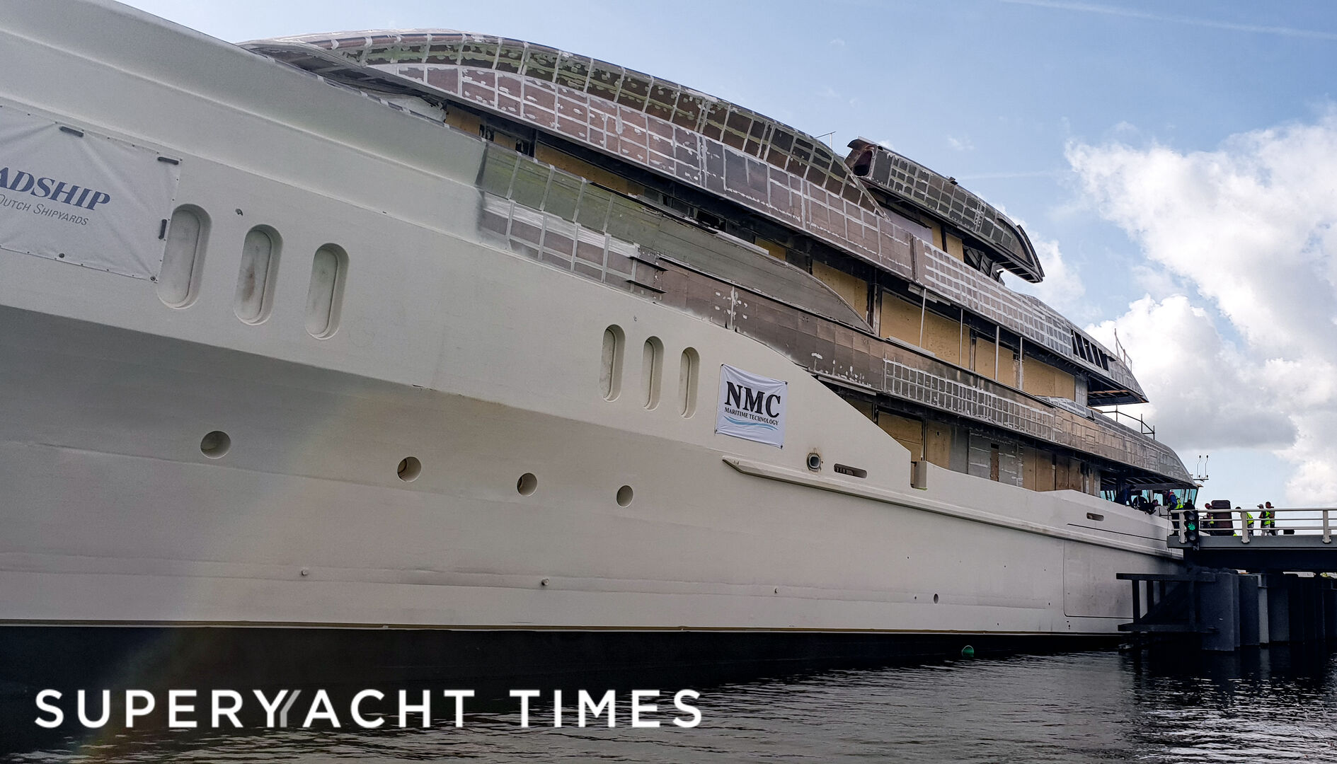 72m Feadship project 819 ready for outfitting