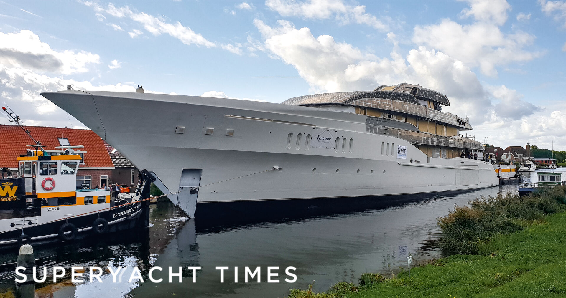 72m Feadship project 819 ready for outfitting